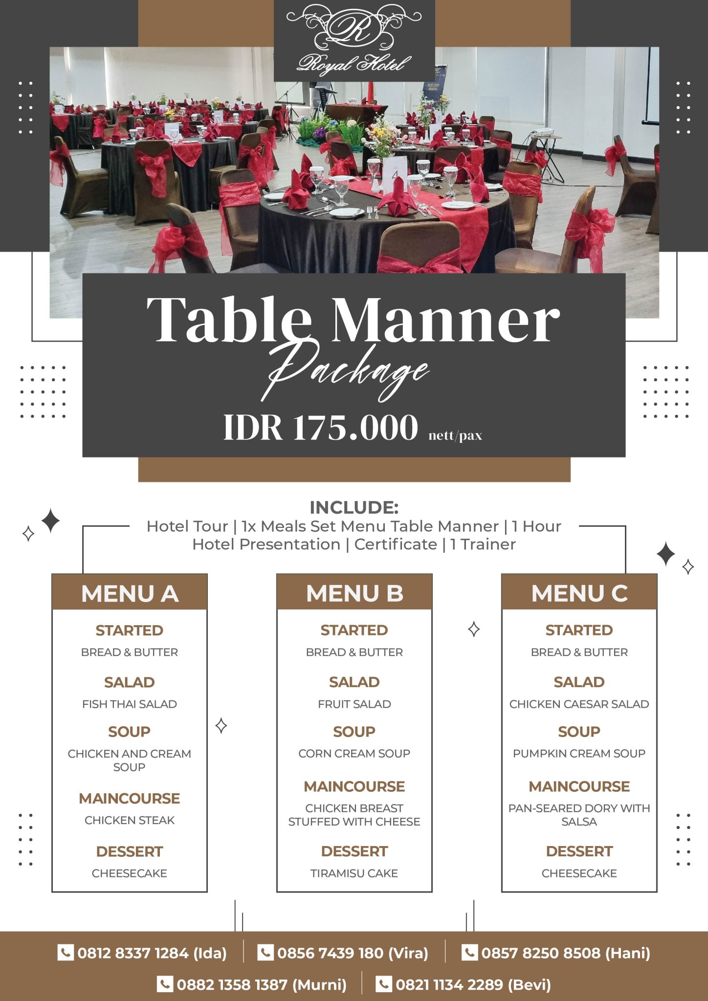 Student Package – Hotel Royal Bogor